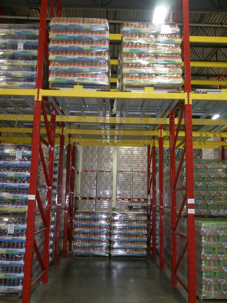 Push Back Pallet Rack - Ridg-U-Rak