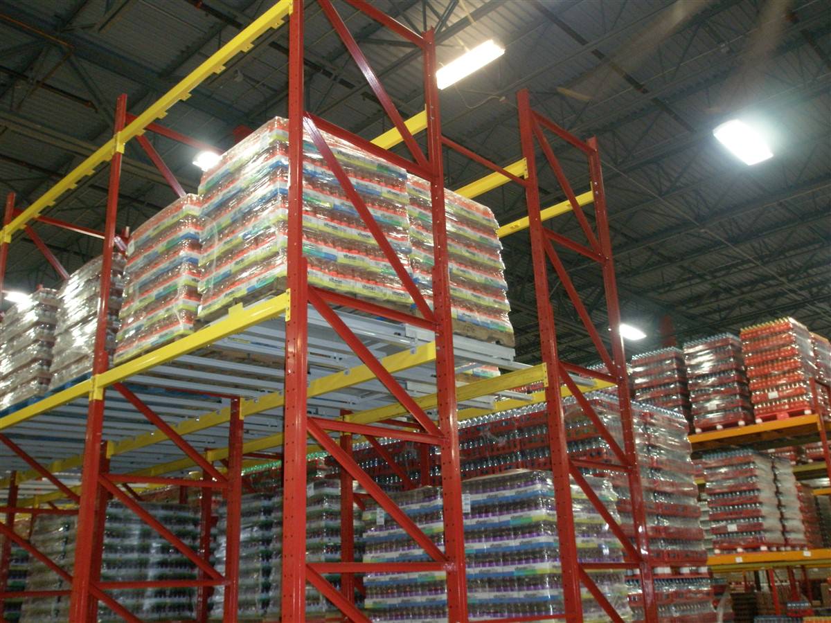 Push Back Pallet Rack - Ridg-U-Rak